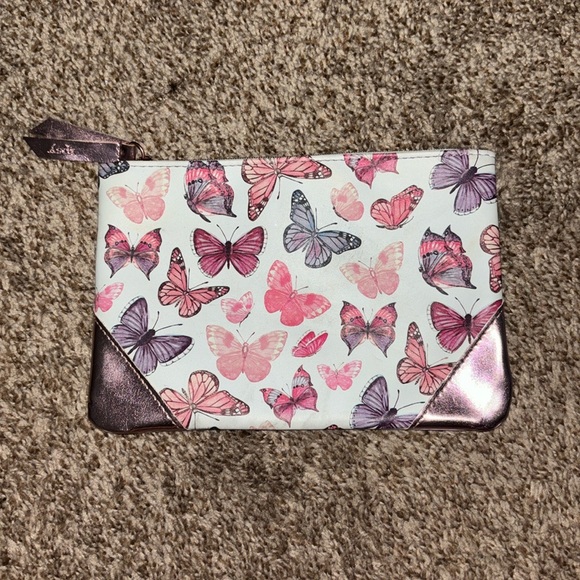 ipsy | Bags | Cute Pink And Purple Butterfly Bag | Poshmark